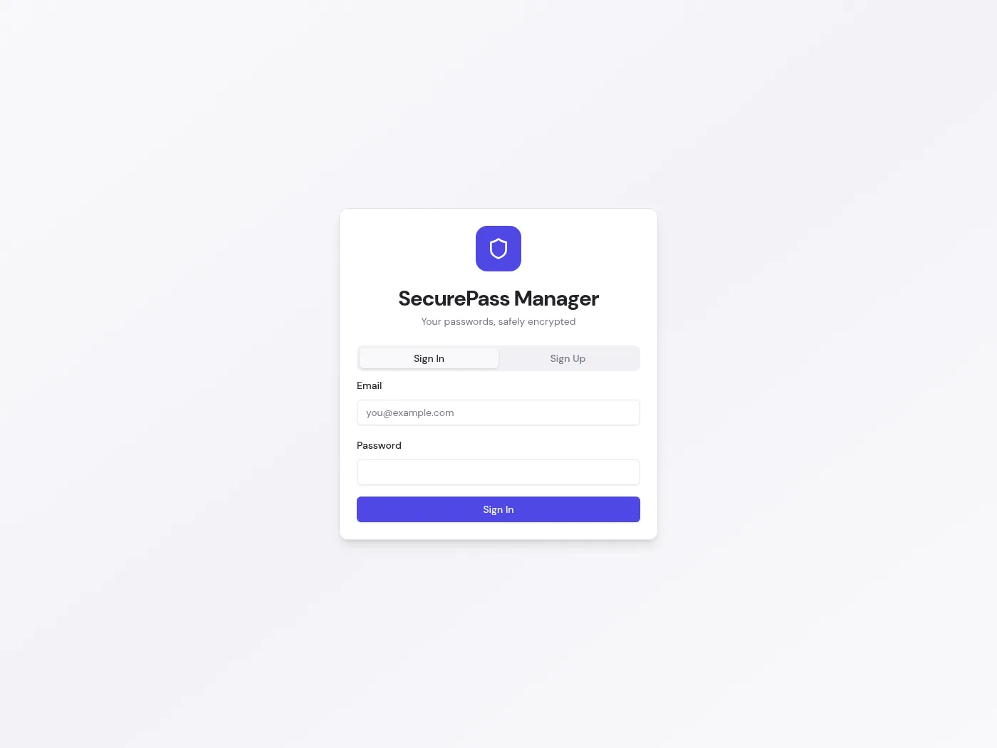 SecurePass Manager