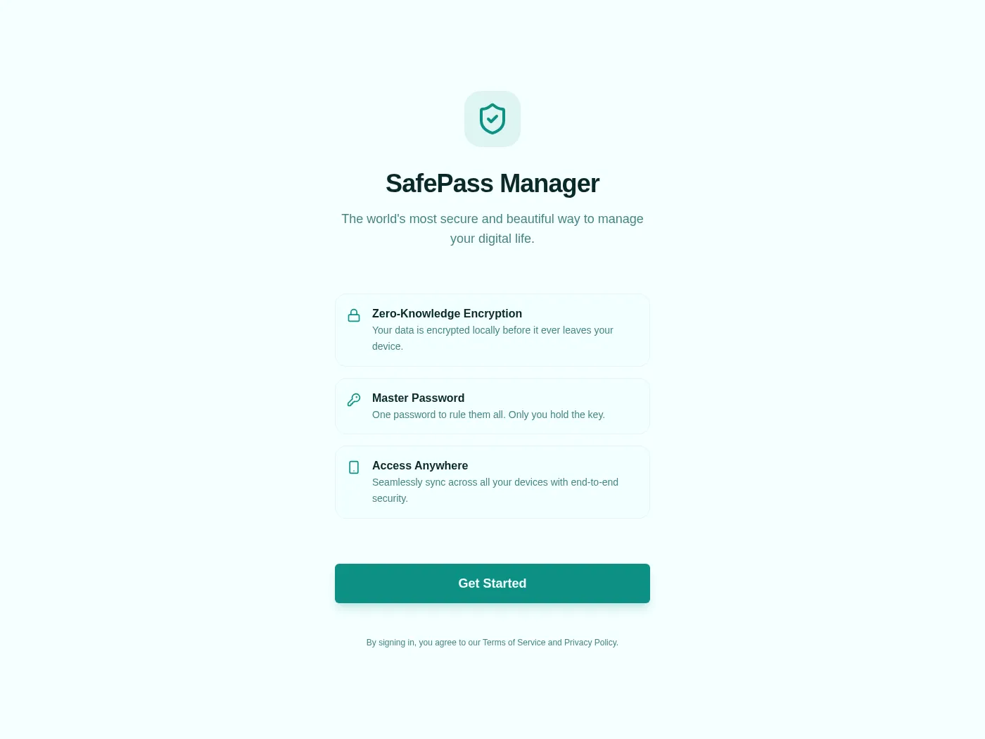 SafePass Manager