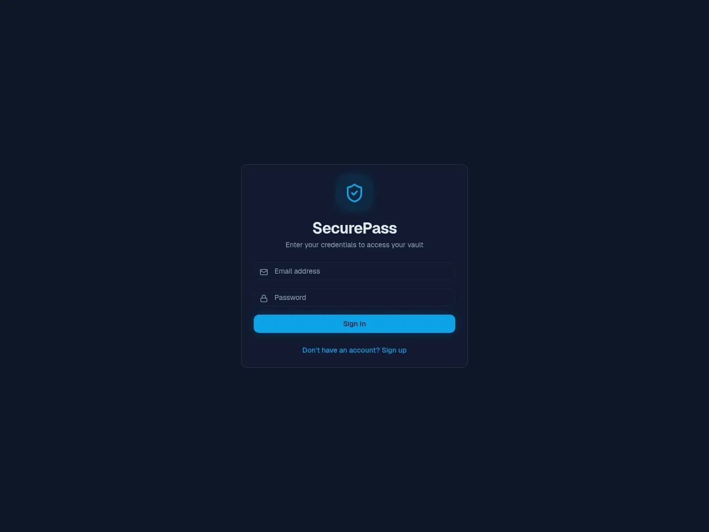 SecurePass Manager