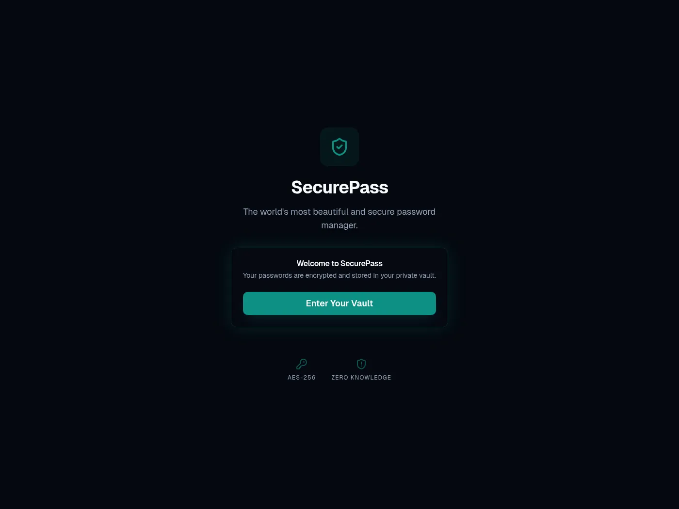 SecurePass Manager