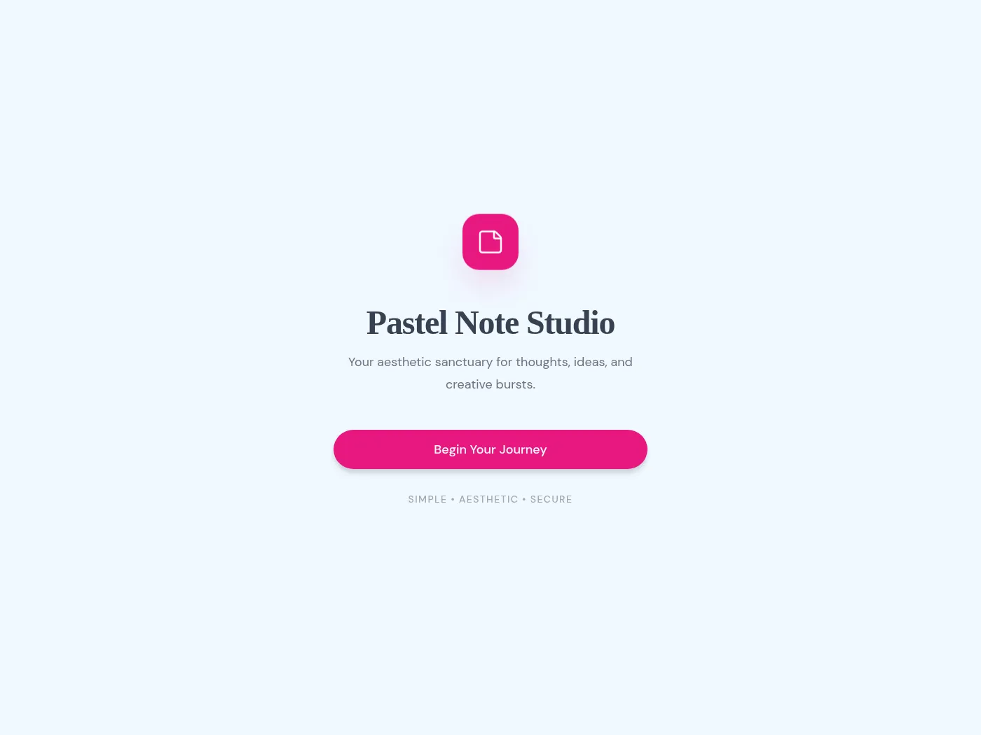 Pastel Note Studio