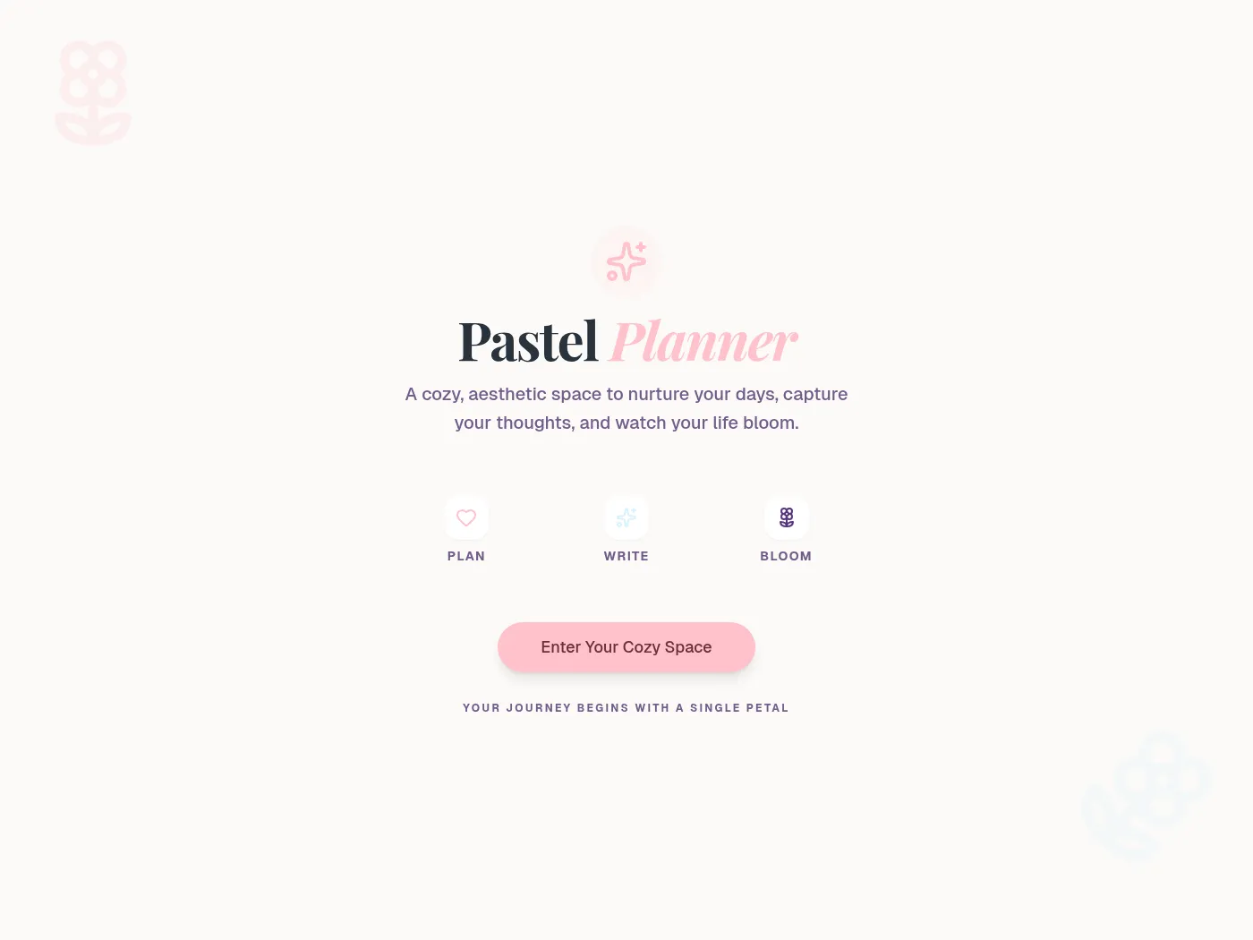 Pastel Planner