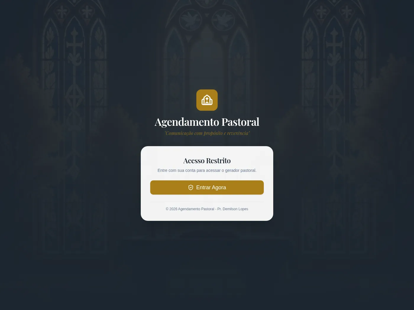 Pastoral Appointment Prompt