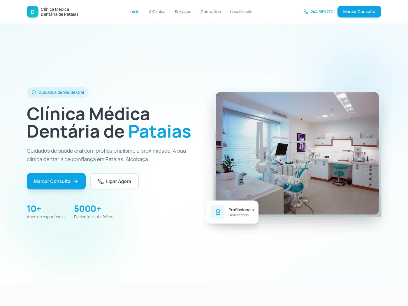 Pataias Dental Clinic Web