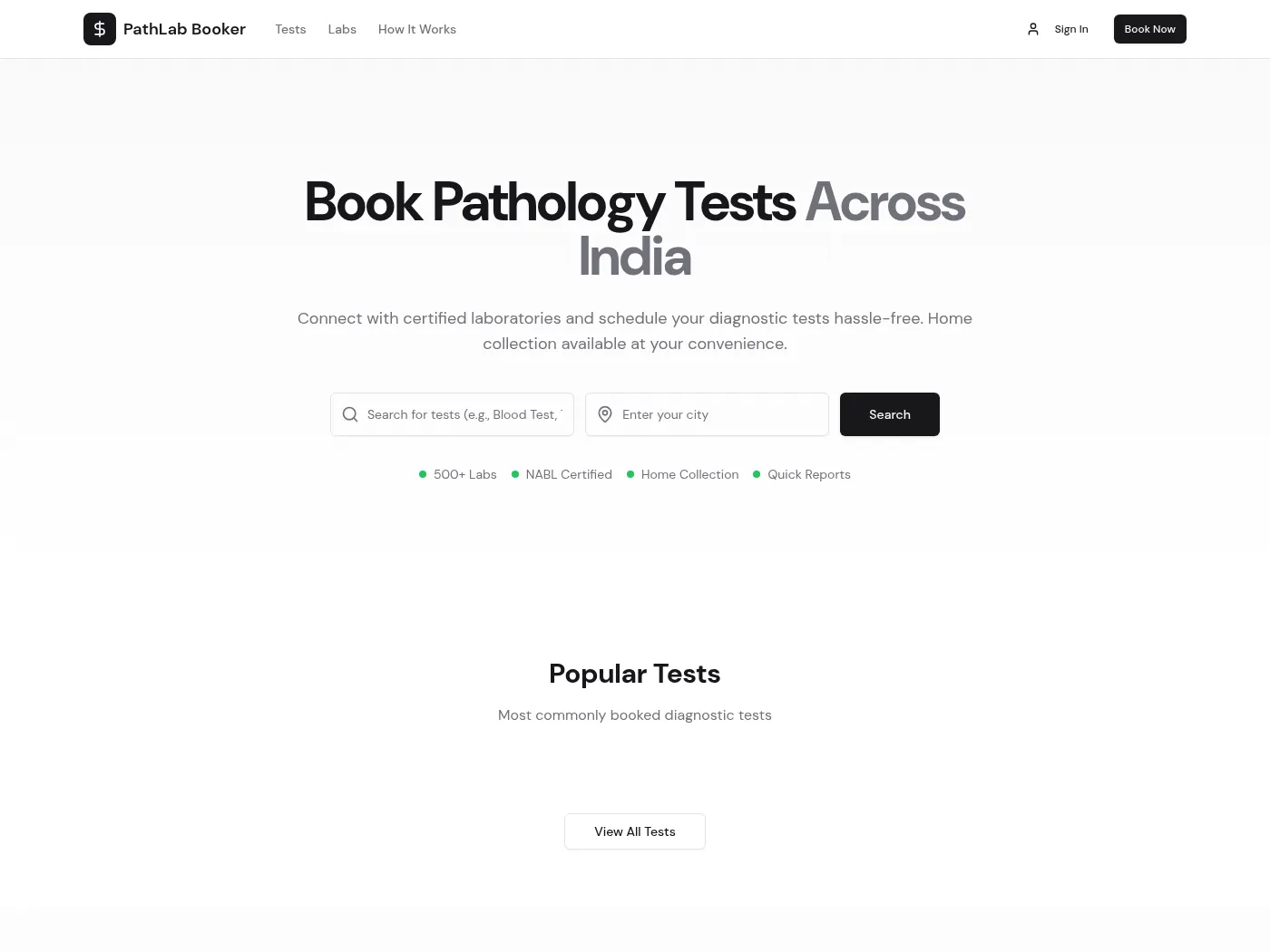 Pathology Booker India