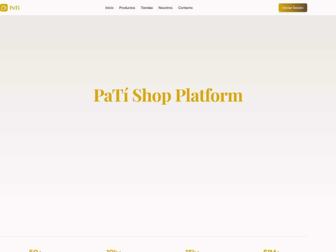 PaTí Shop Platform