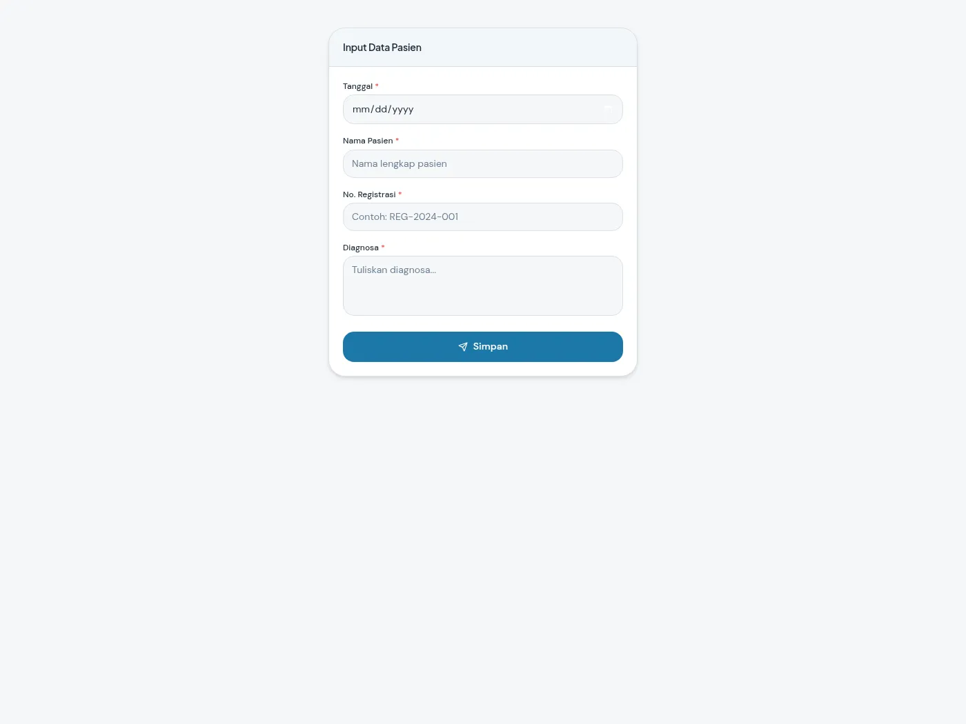 Patient Data Landing