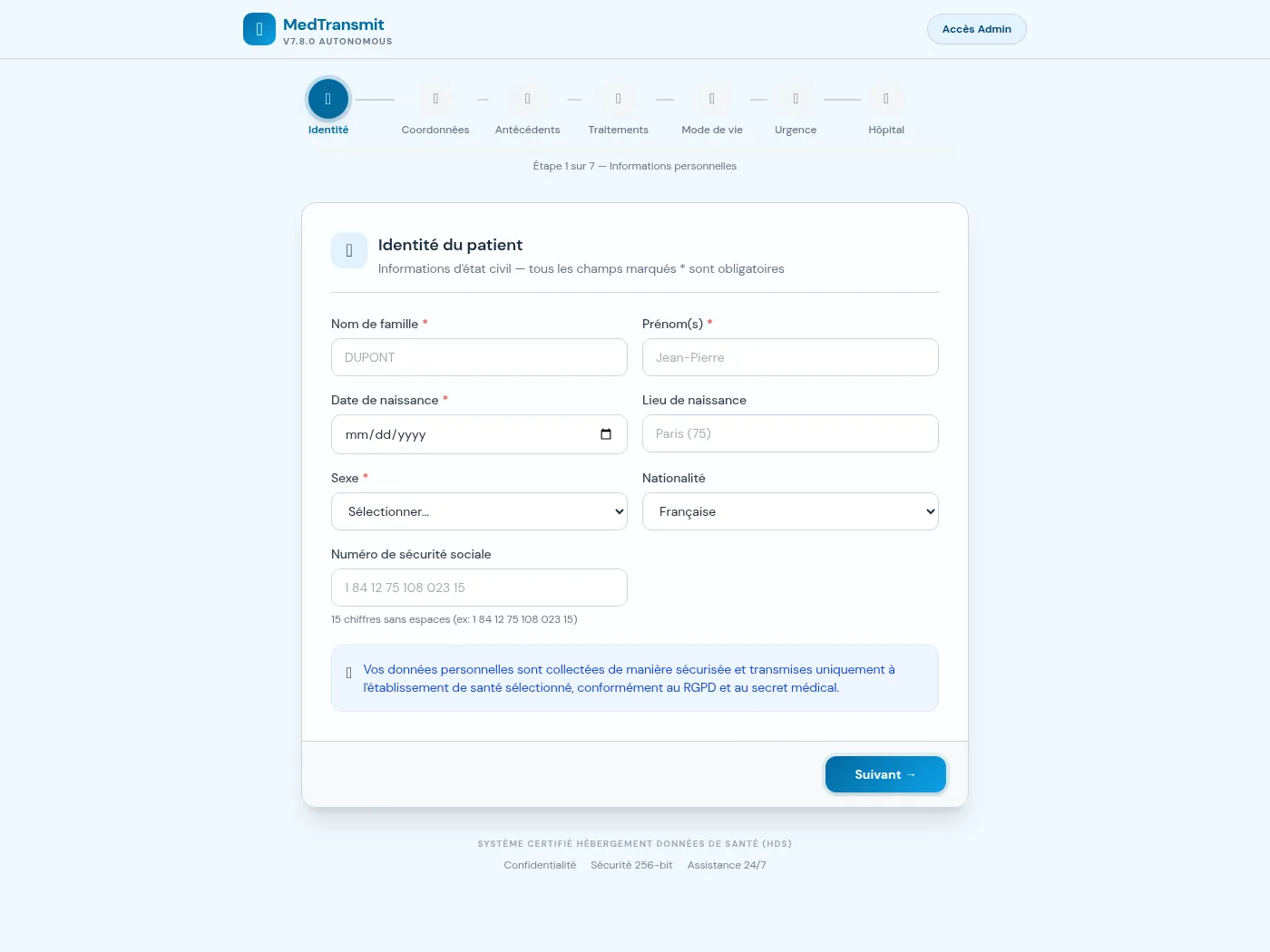 Patient Info Collector