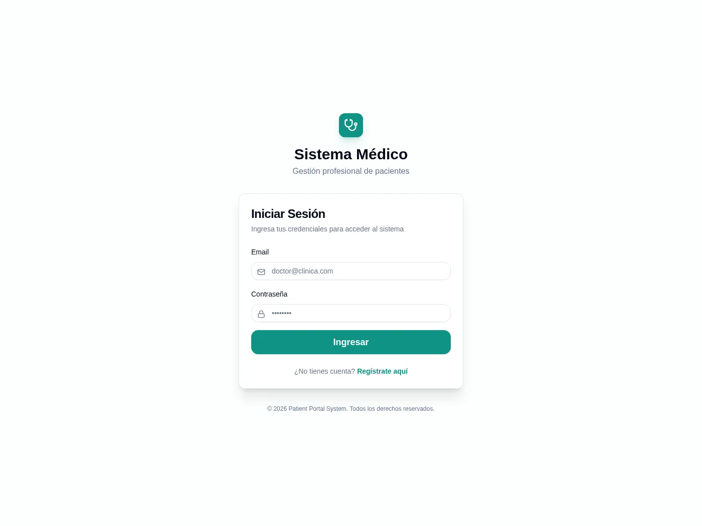 Patient Portal System