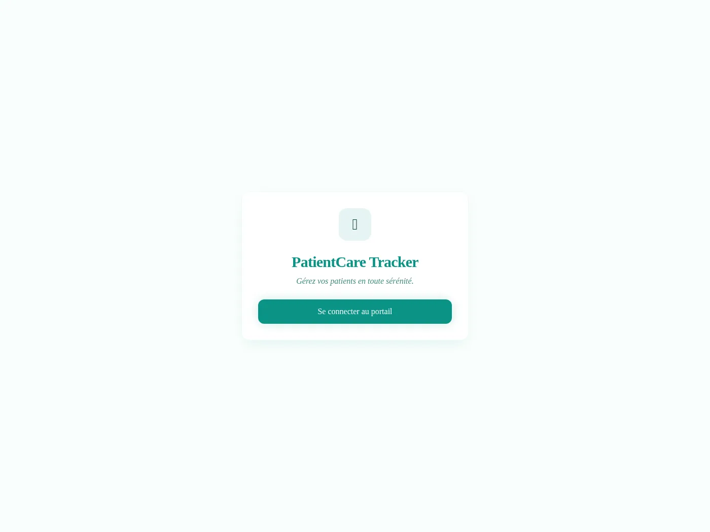 PatientCare Tracker