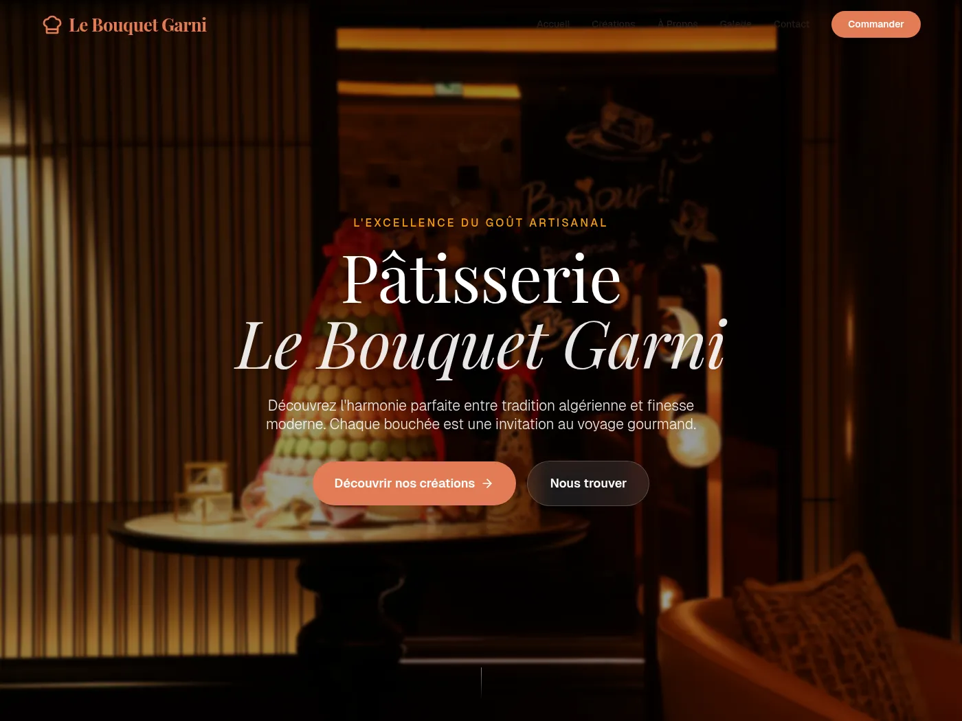 Douceurs Pâtisserie Showcase