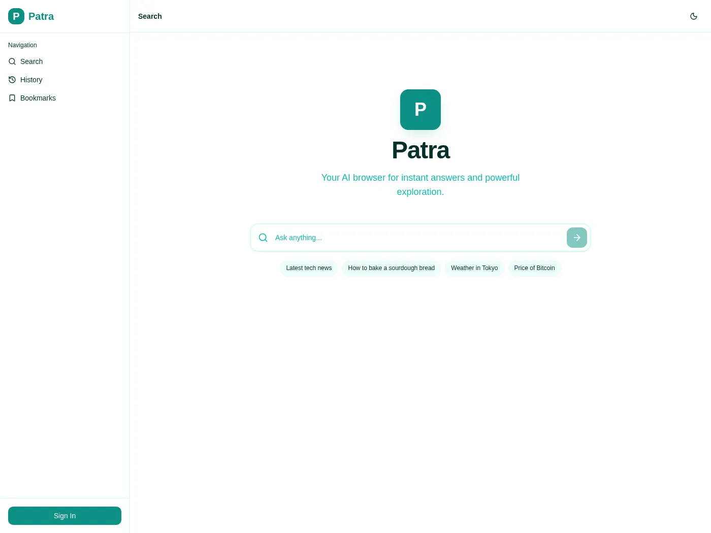 Patra Browser AI