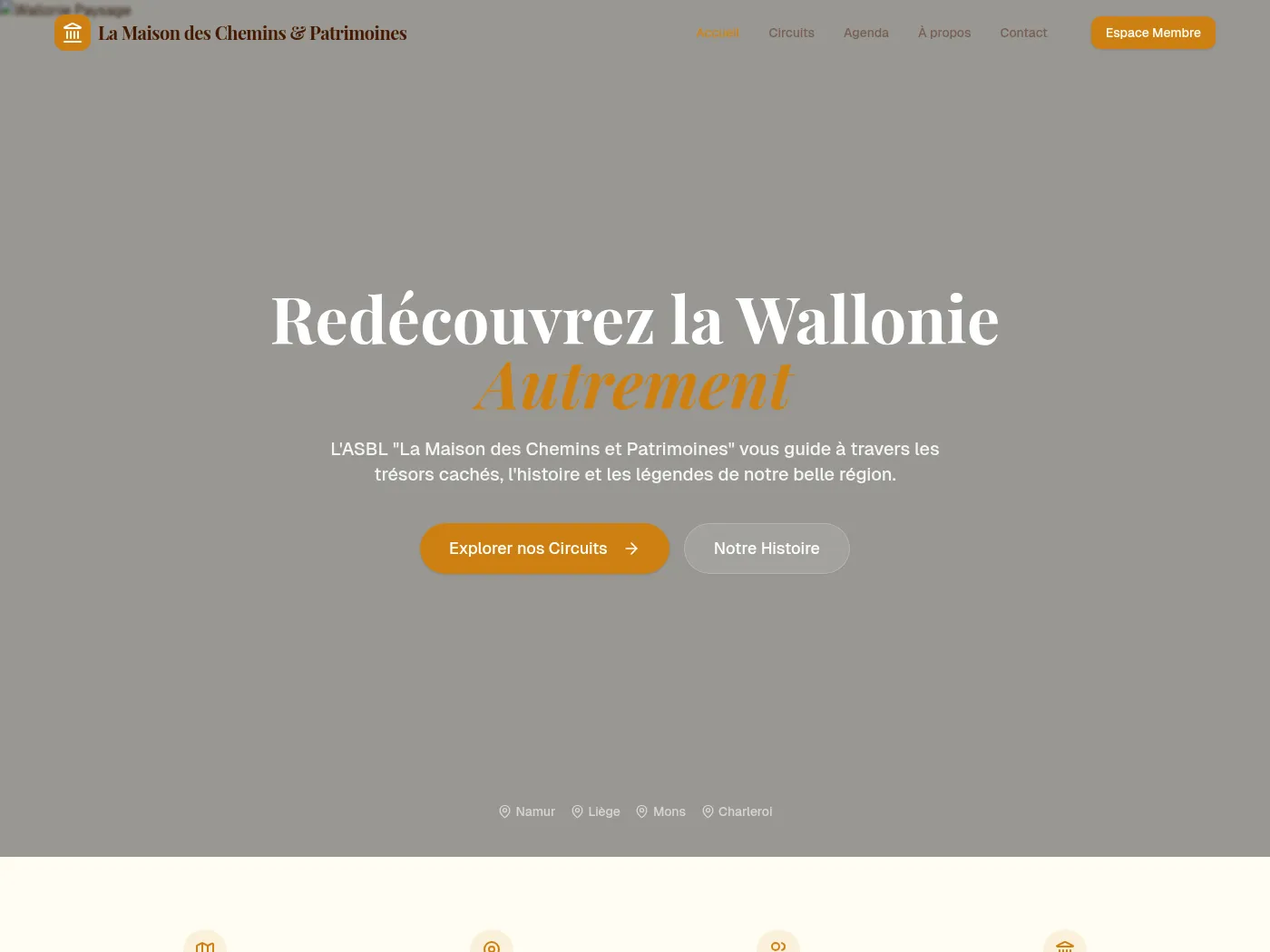 Patrimoines Wallonie Web