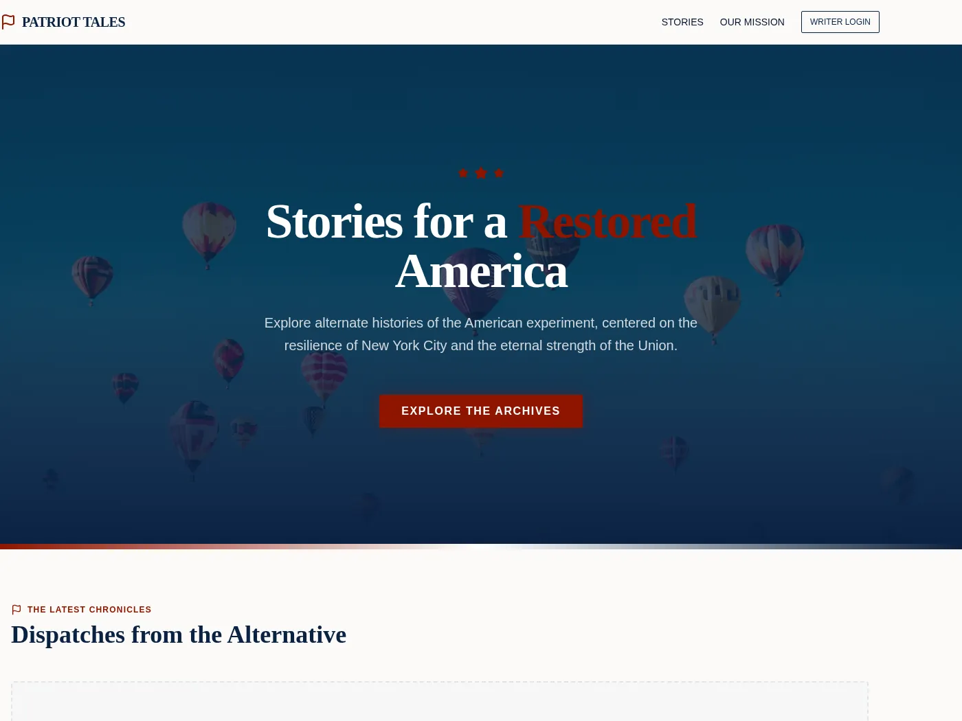 Patriot Tales Blog