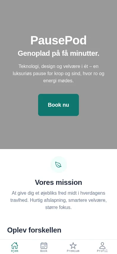 PausePod Wellness Hub
