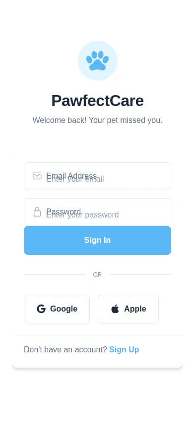 PawfectCare – AI Pet Vet App