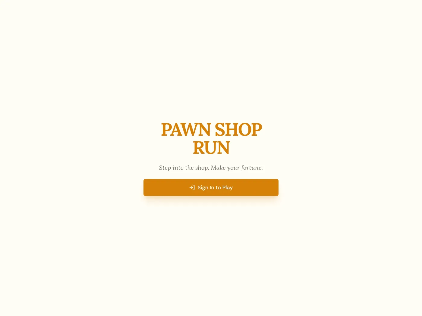 Pawn Shop Run
