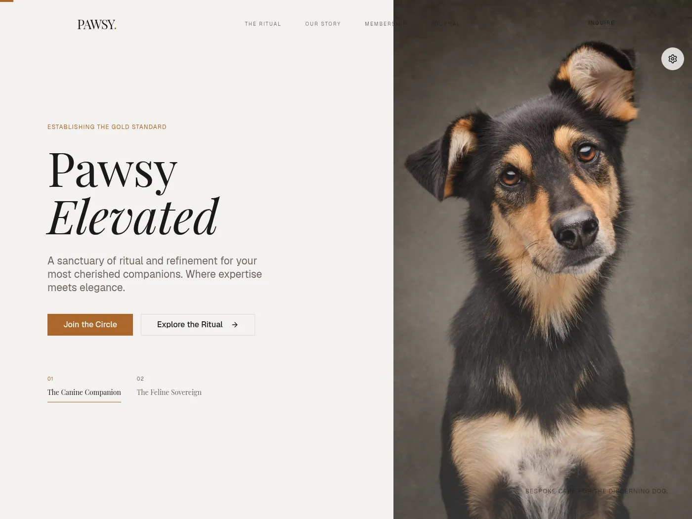 Pawsy Landing Page Builder