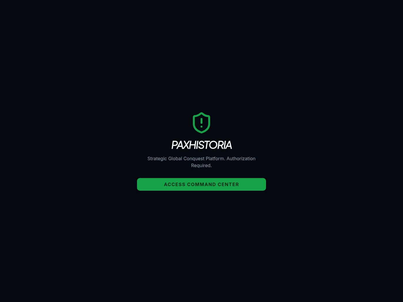 PaxHistoria Web Strategy Game