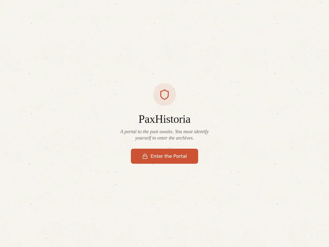 PaxHistoria Game Portal