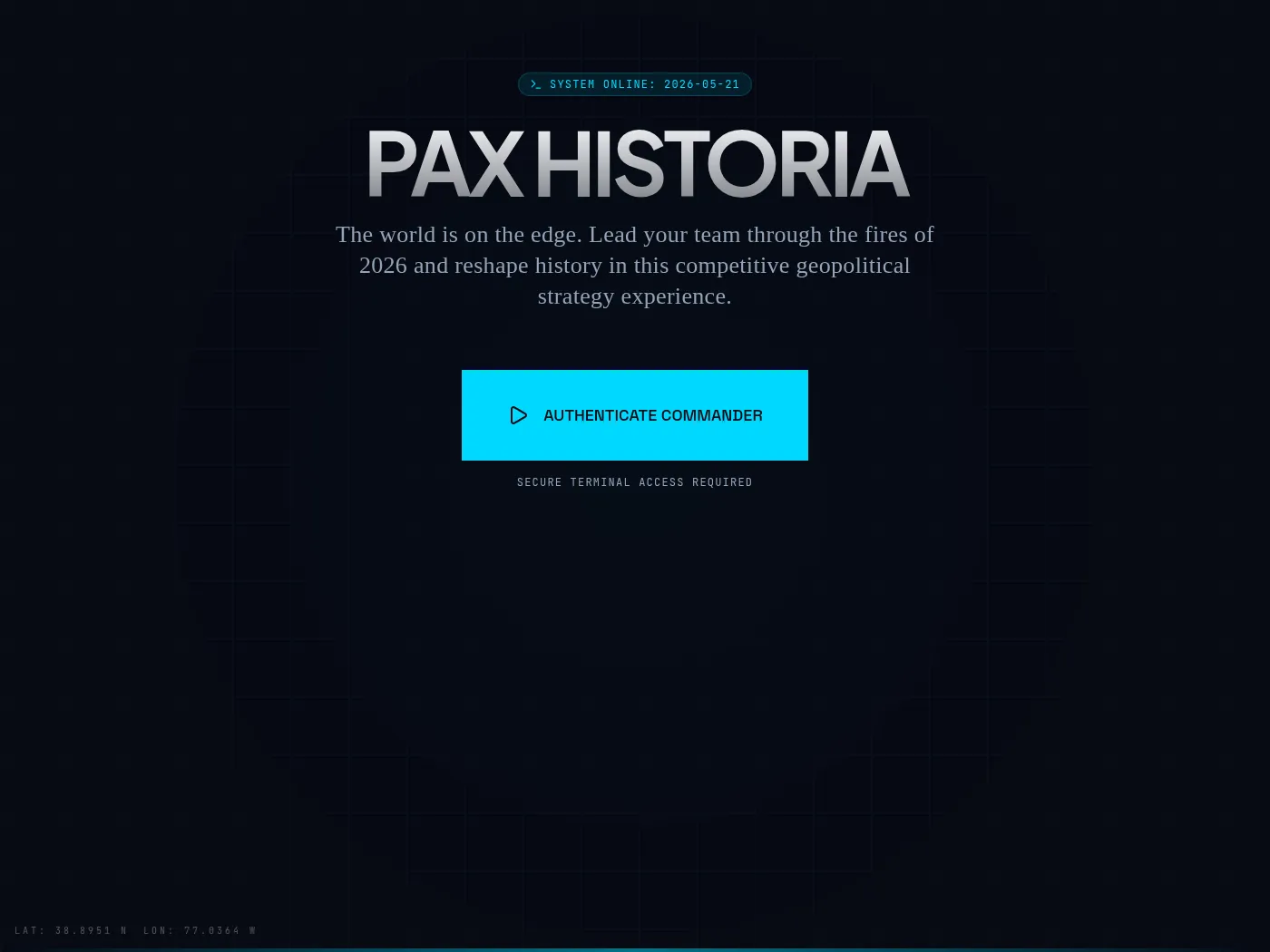PaxHistoria Experience