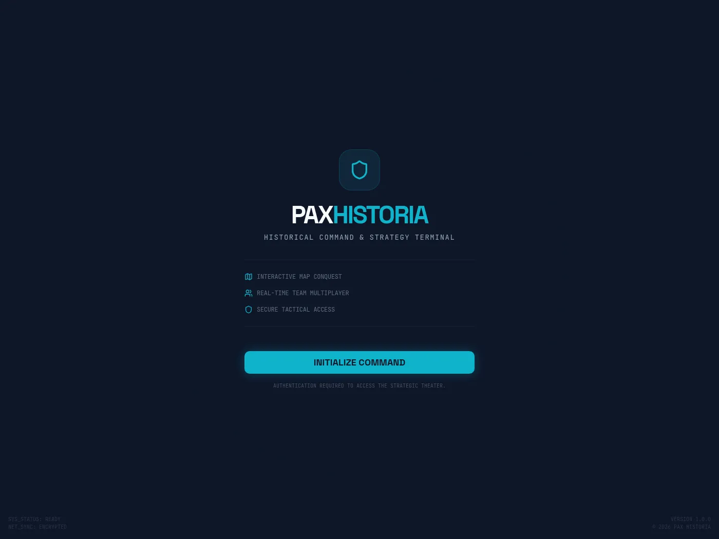 PaxHistoria Web Game