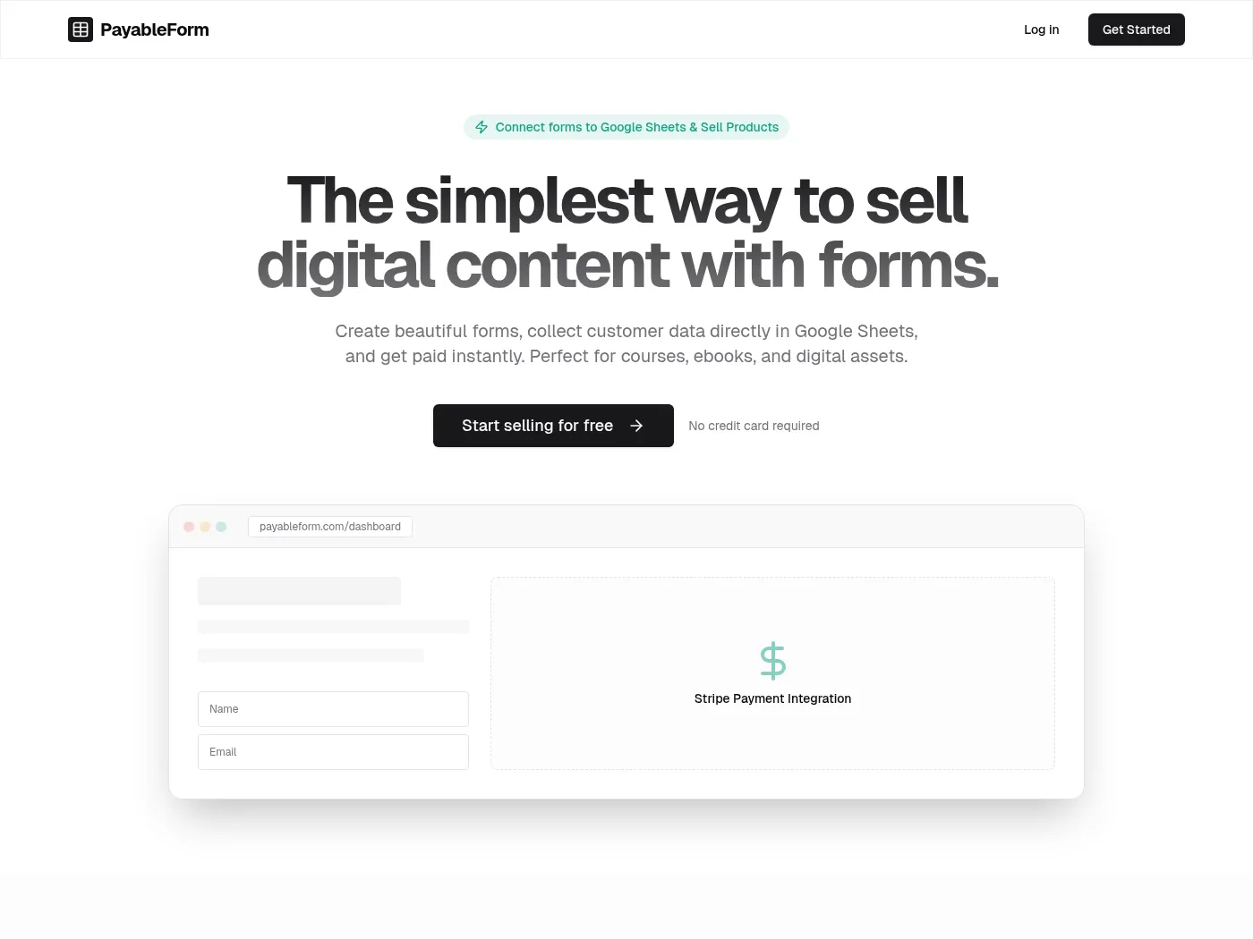 Payable Form Connect