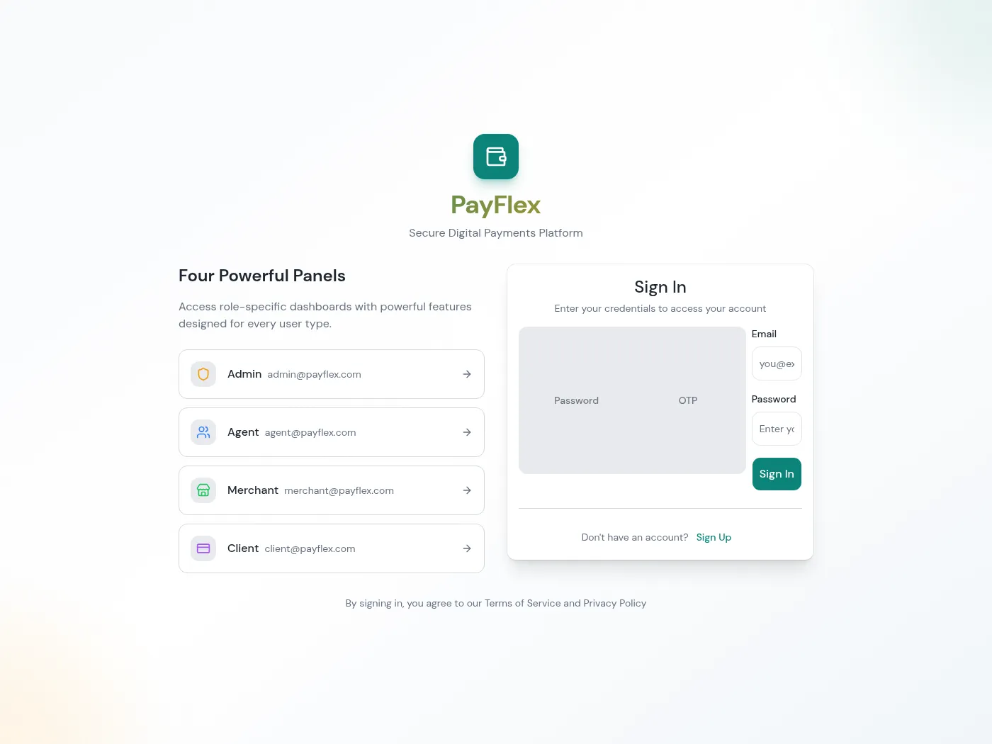 PayFlex Platform