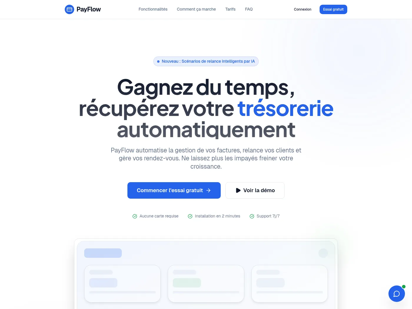 PayFlow SaaS Landing