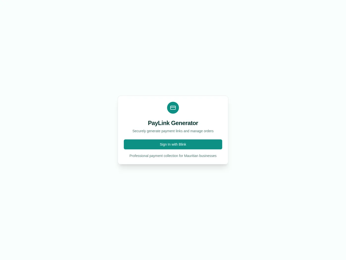 PayLink Generator