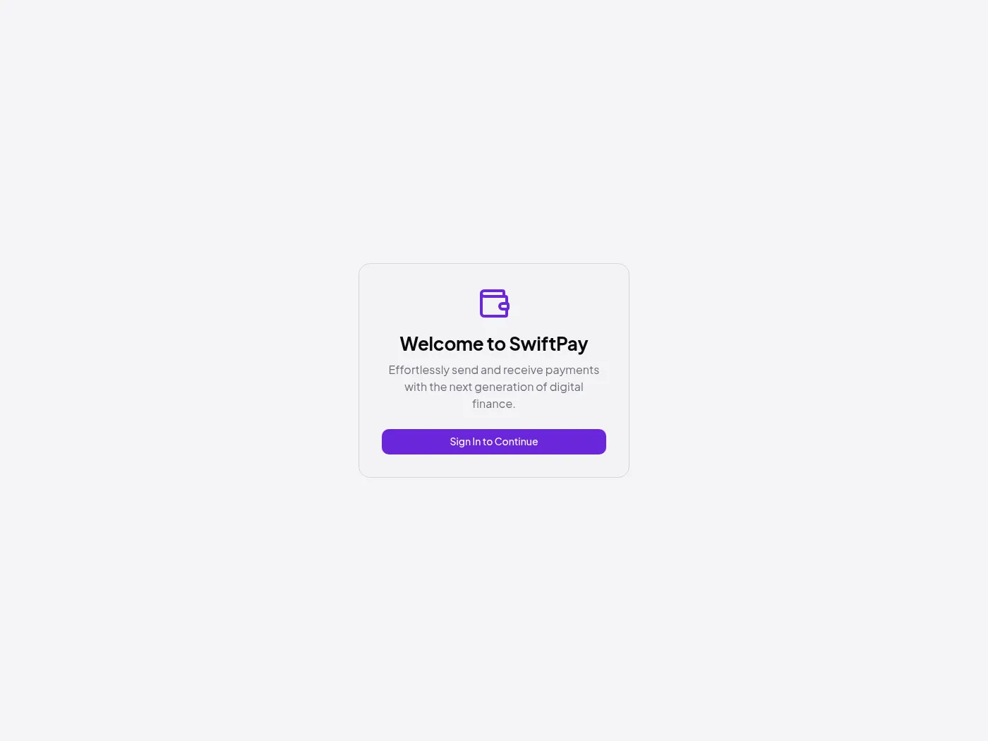 SwiftPay App