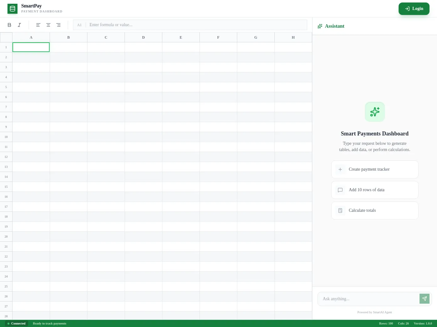 Payment Tracker Dashboard
