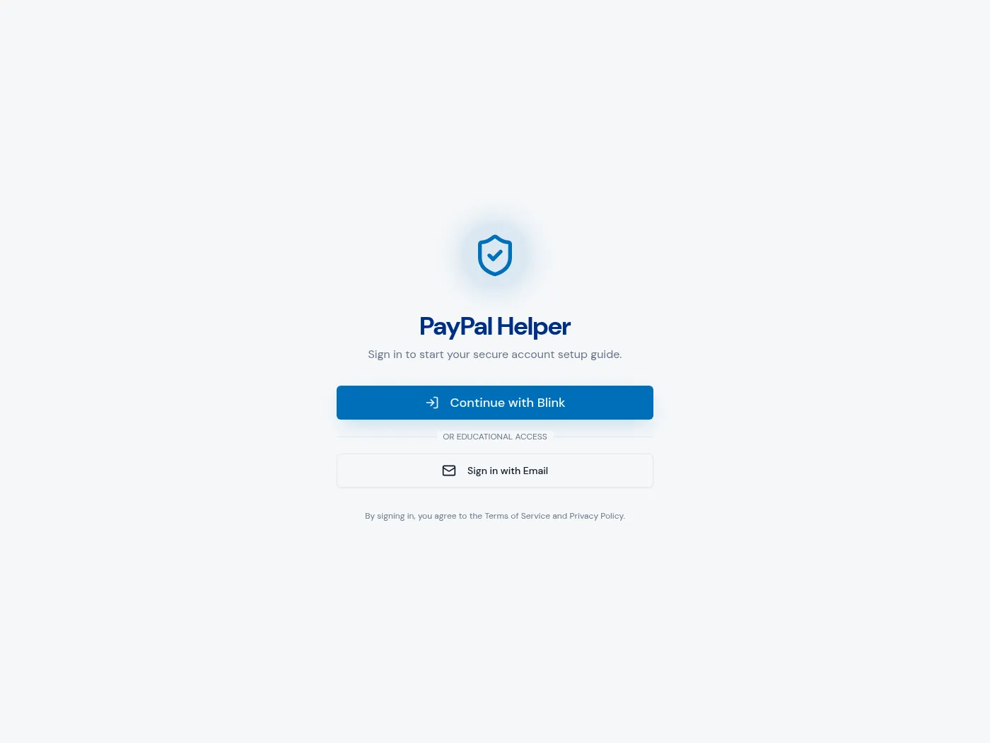 PayPal Account Helper