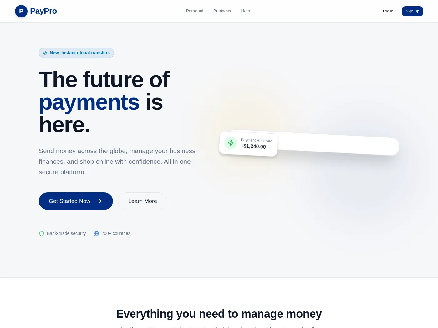 PayPro Payments Platform