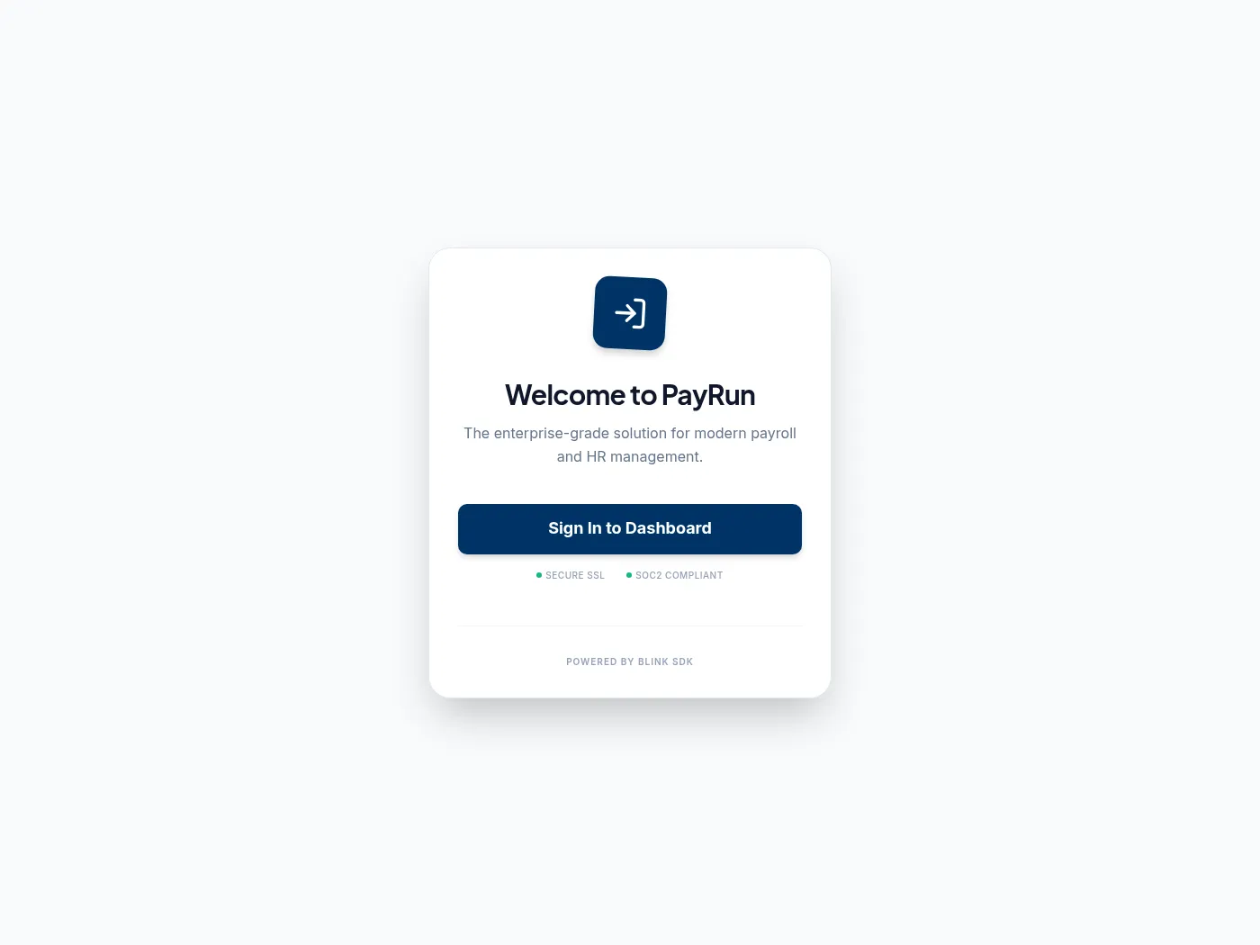 PayRun Platform