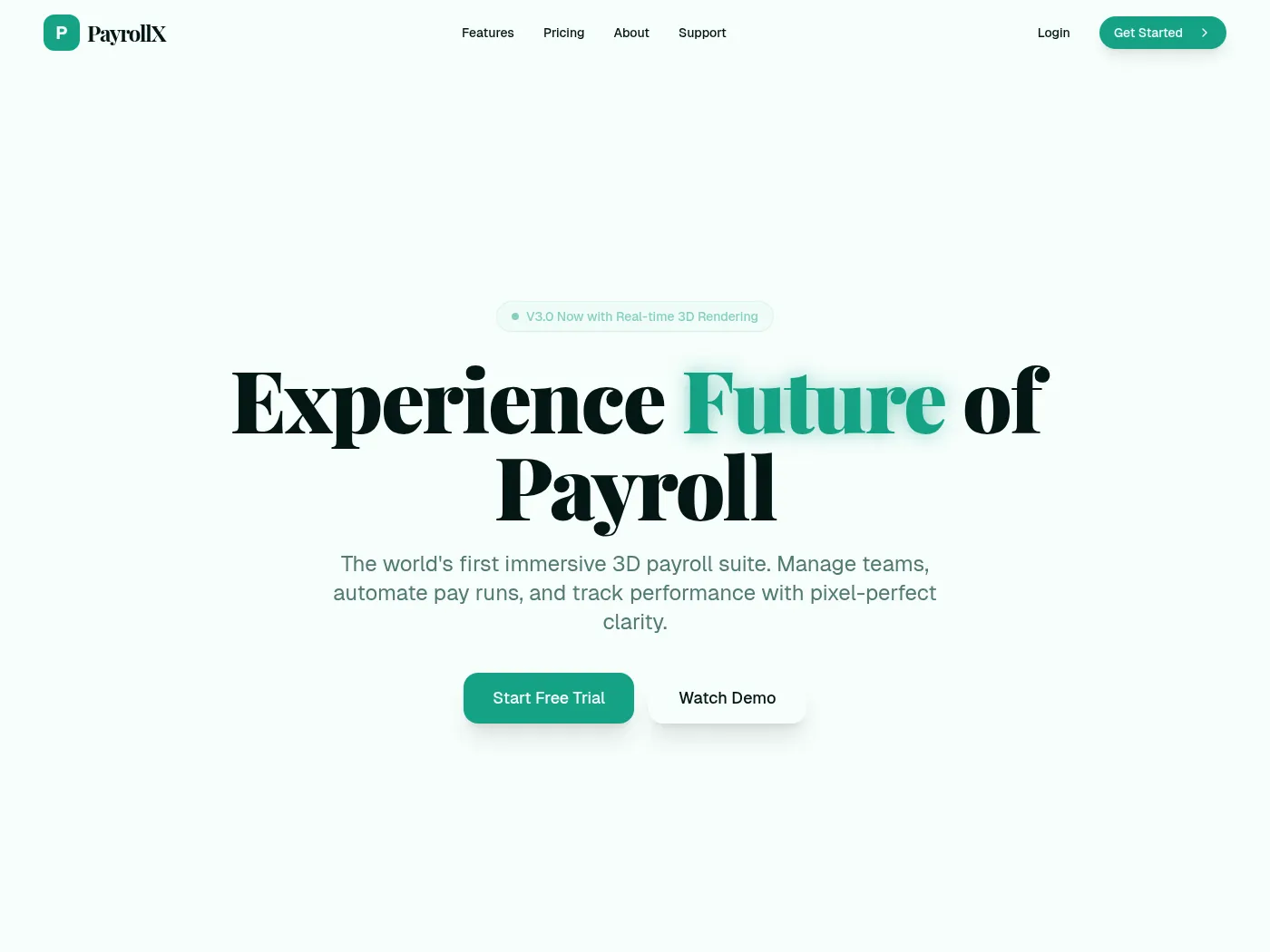 PayrollX 3D Web Suite