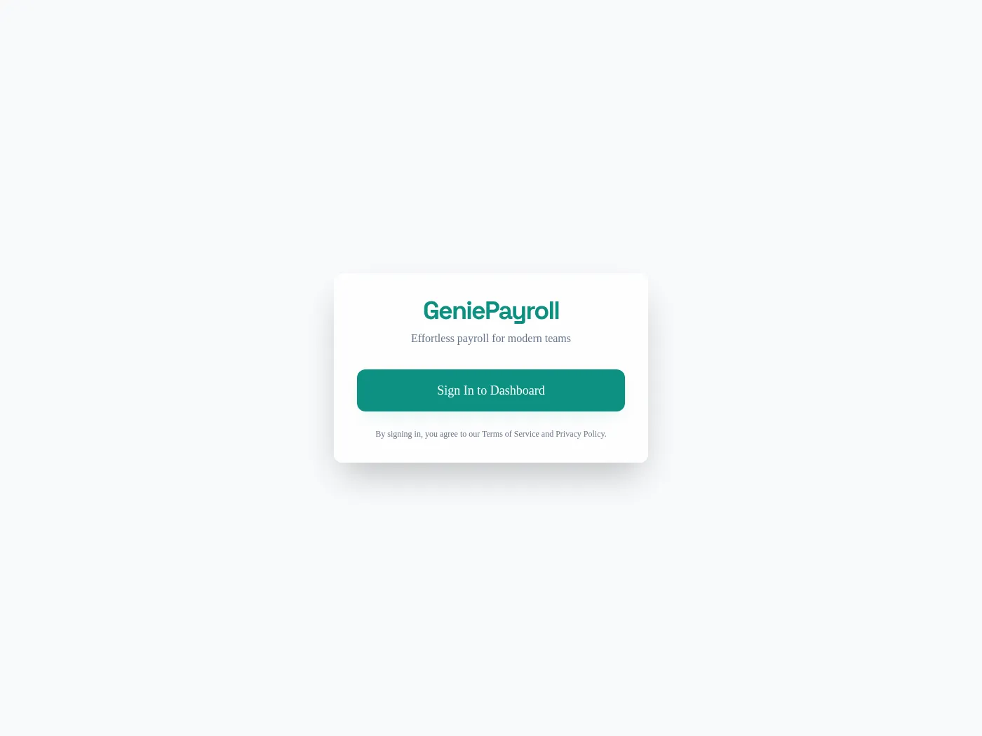 Payroll Genie