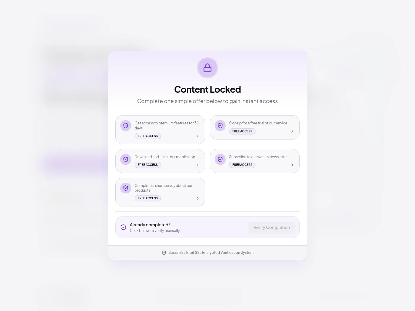 Paysale Content Locker