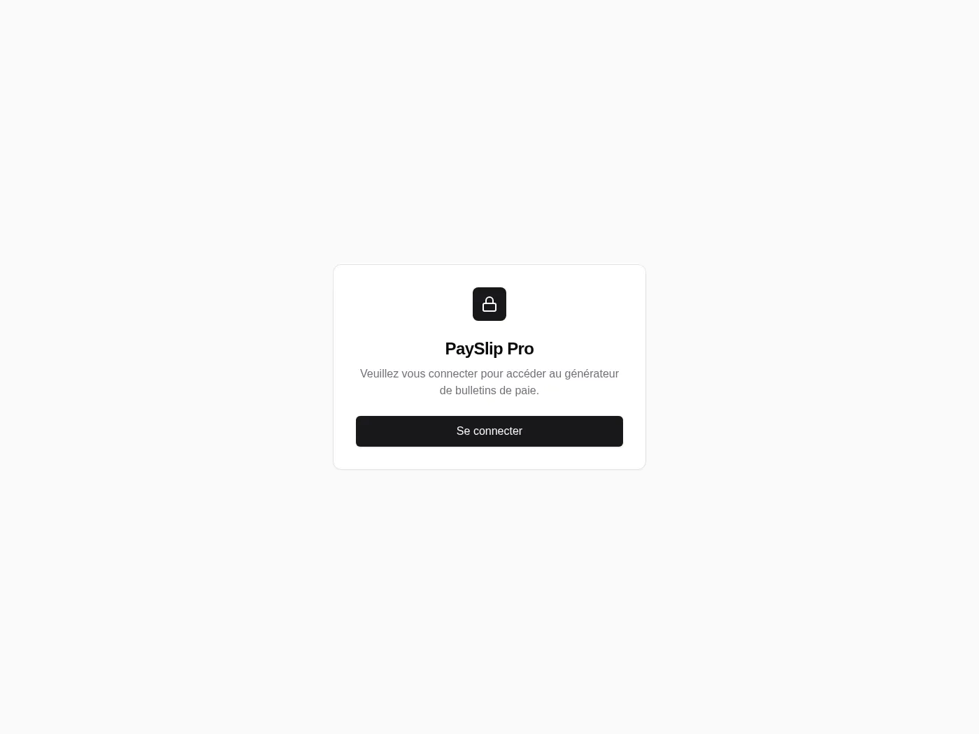 PaySlip Generator Pro