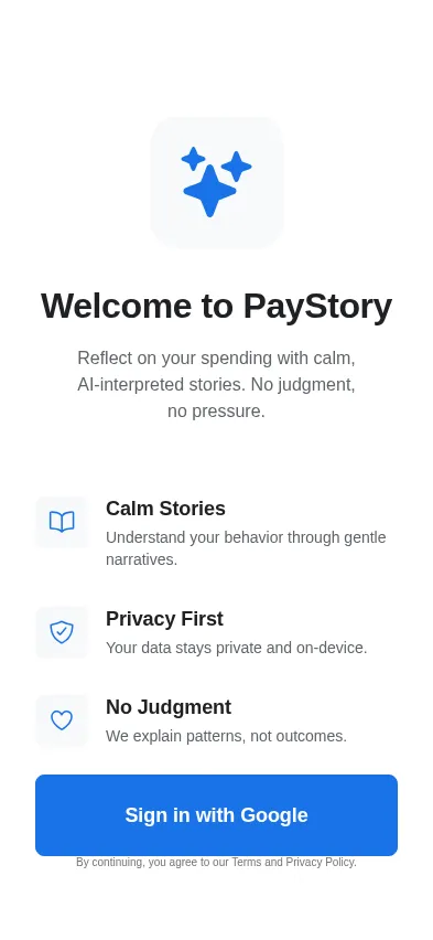 PayStory: Reflective Insights