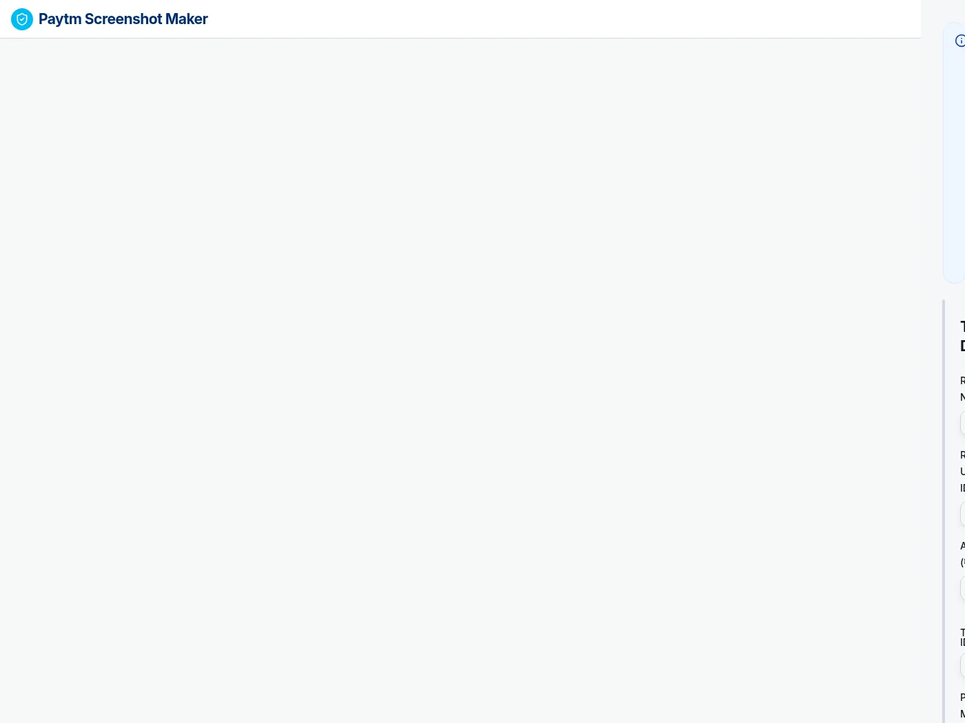 Paytm Screenshot Maker