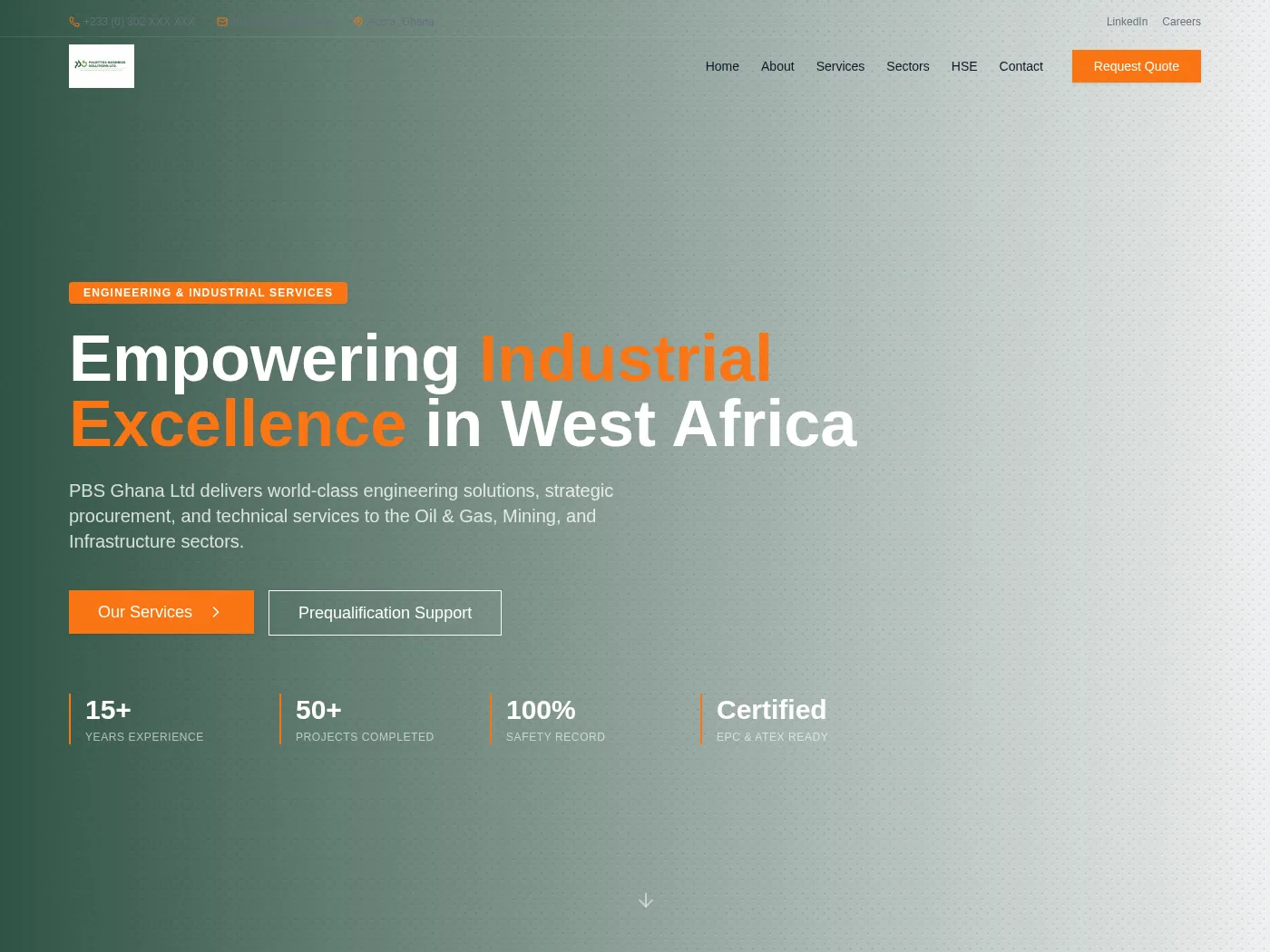 PBS Ghana Corporate Site (Remix)