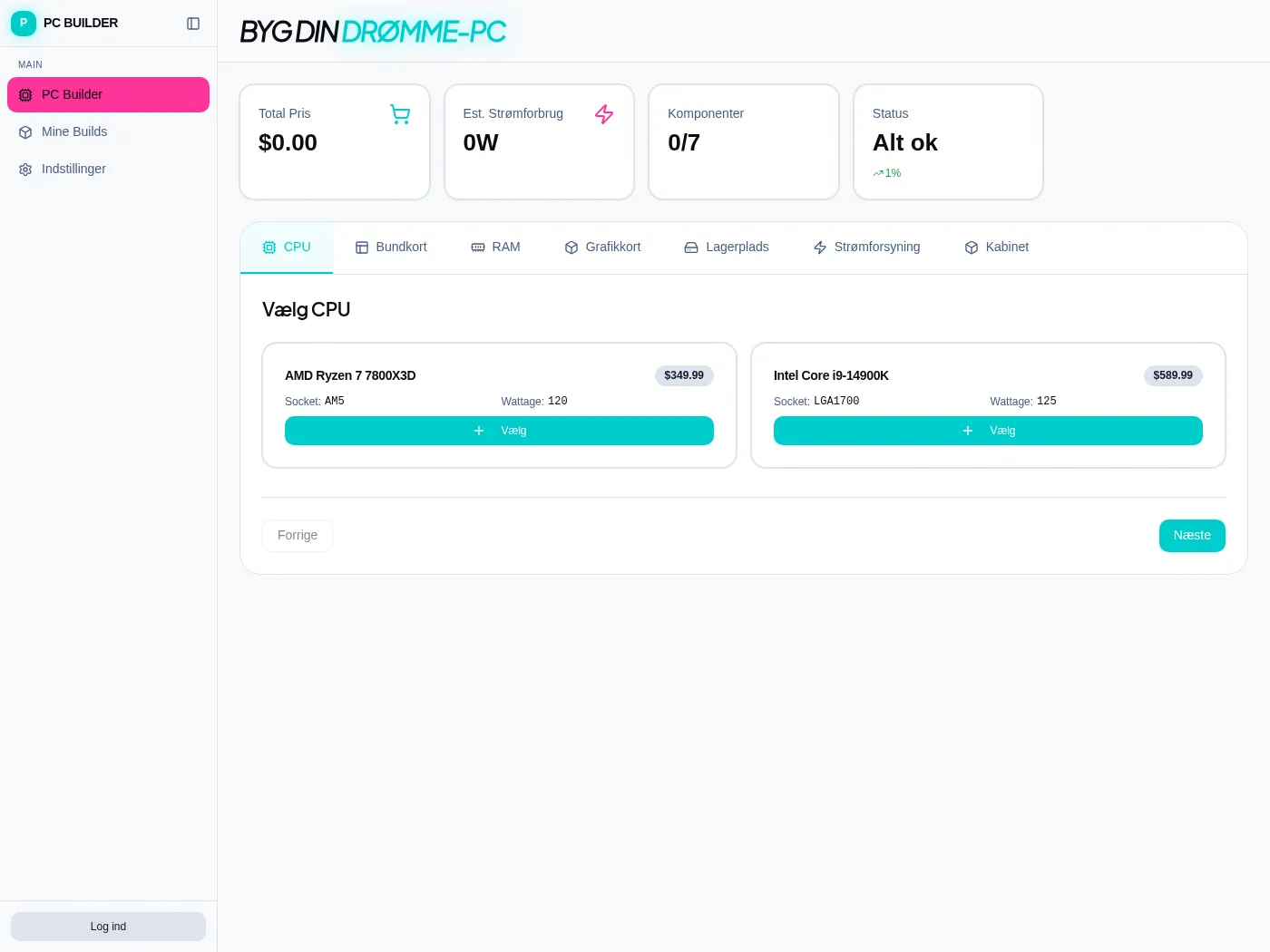 PC Builder Tool