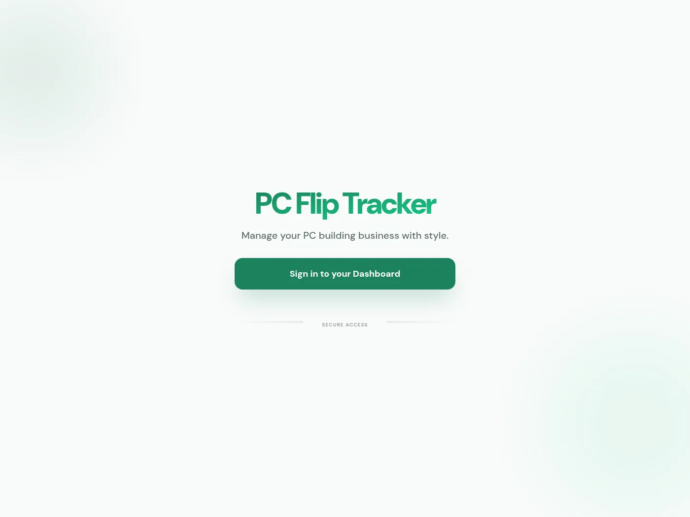 PC Flip Tracker