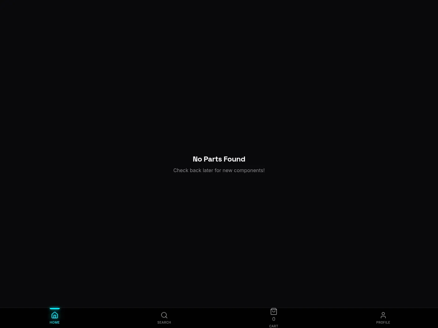 PC Parts Shop App