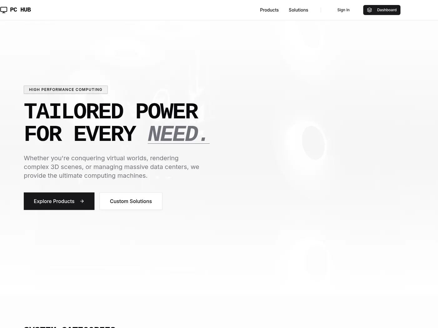 PC Selector Hub