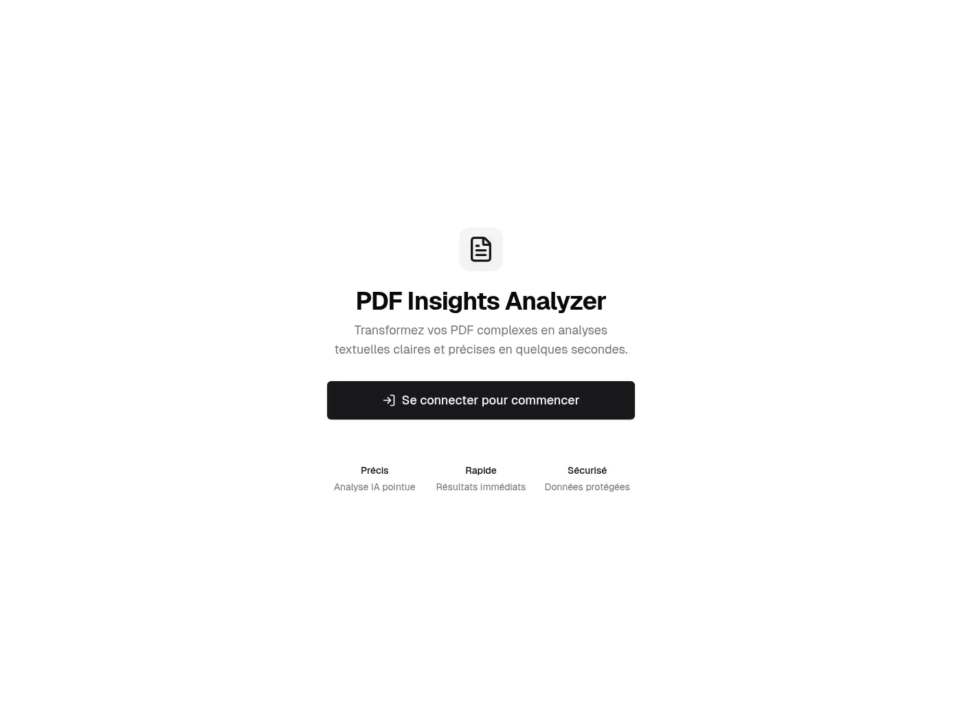 PDF Insights Analyzer