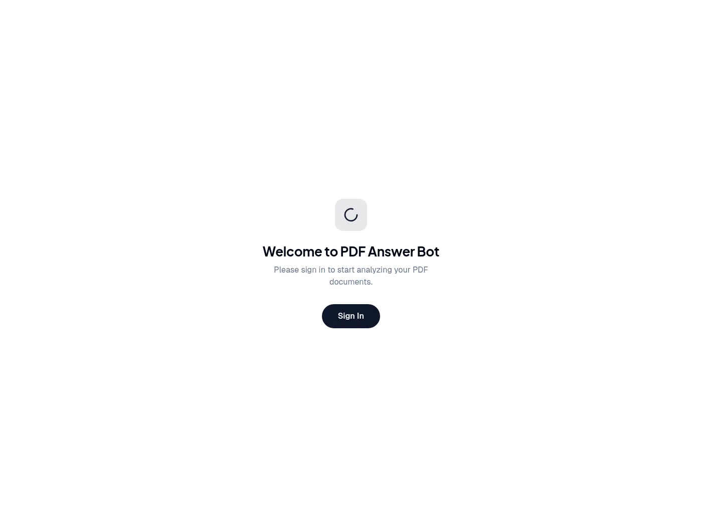 PDF Answer Bot