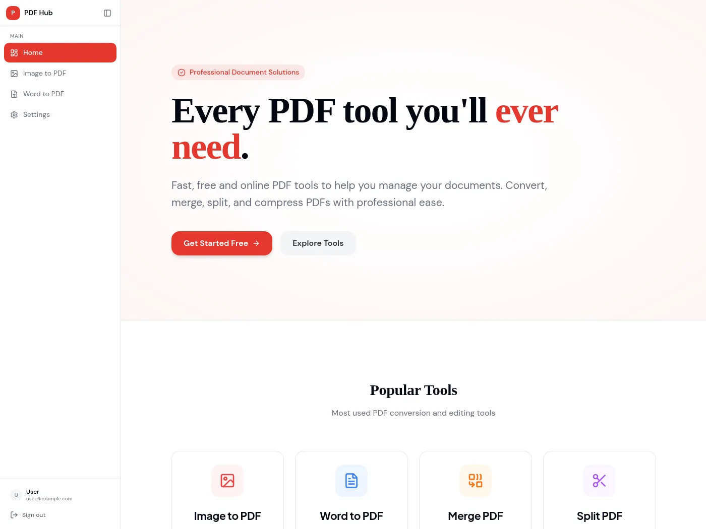 PDF Converter Hub
