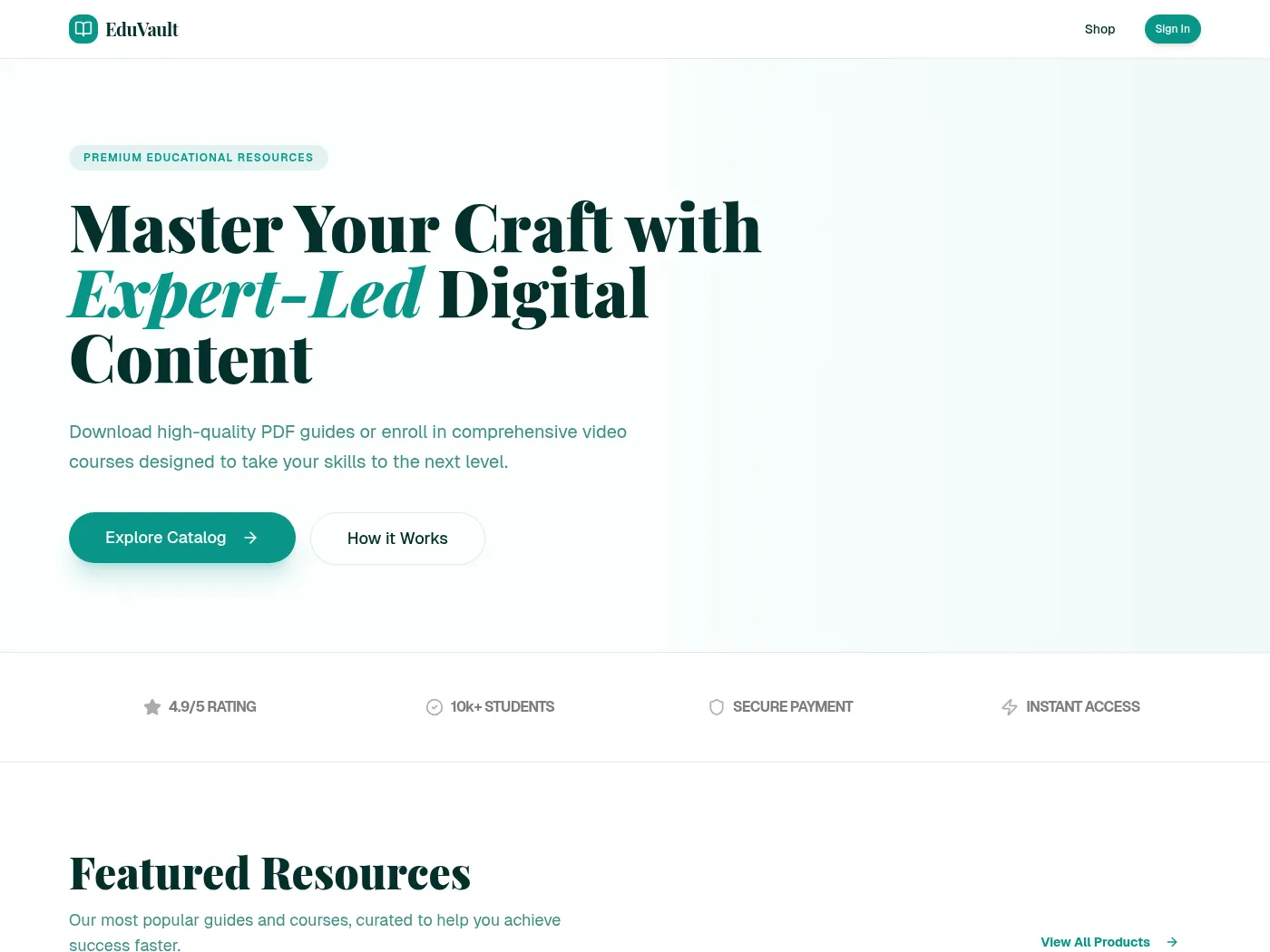 PDF Shop Platform